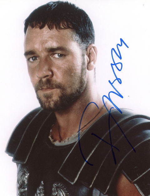 Russell Crowe Autograph Profile by RACC - Russell Crowe Autographs ...